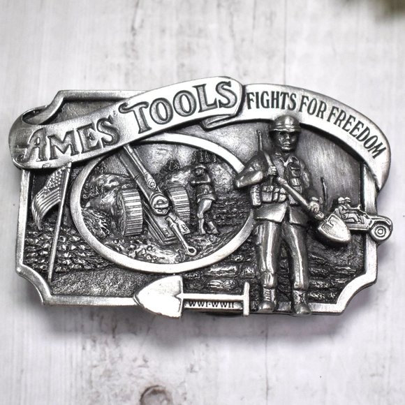 Siskiyou | Accessories | Vintage 984 Ames Tools Fights For Freedom Belt ...